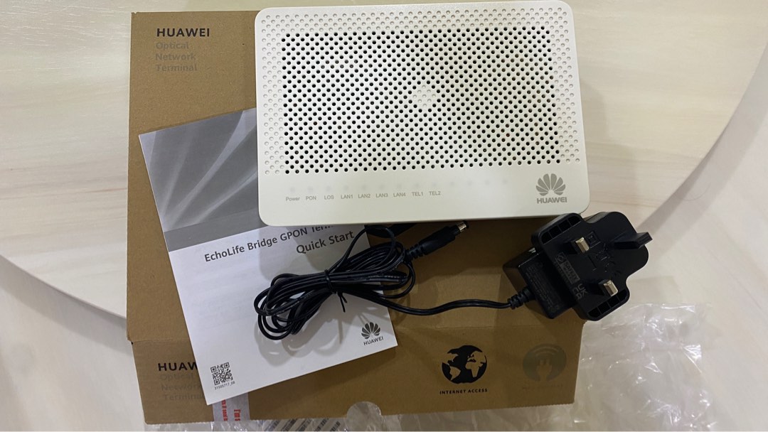 HUAWEI EchoLife HG8240H5 GPON Terminal Fibre Optic Modem, Computers ...