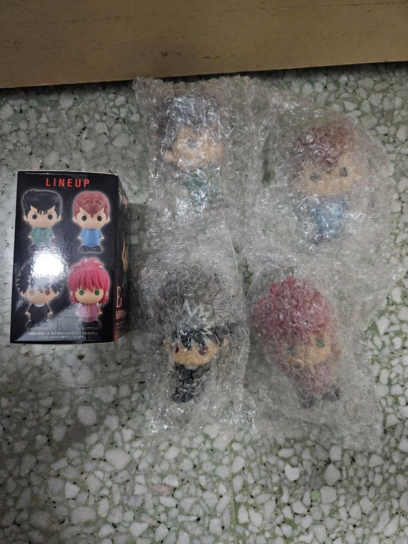 Ichiban Kuji YuYu Yu Hakusho Dark Martial Arts E Prize SOFVIC chu Figure x4P set, Hobbies & Toys ...