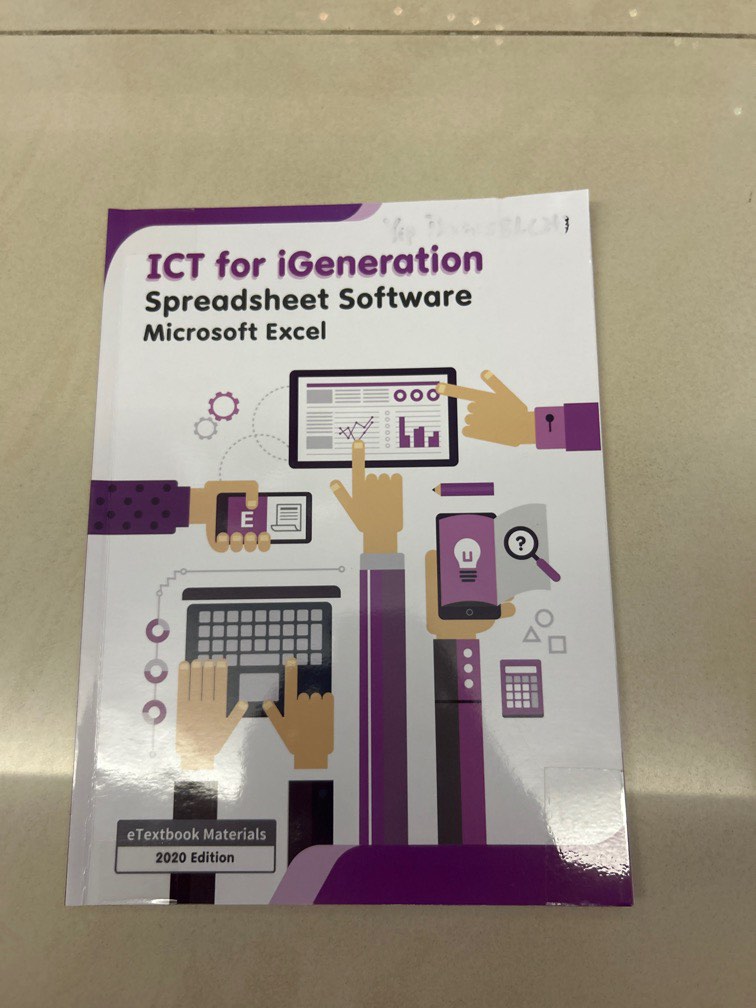 ICT generation Spreadsheet Software Microsoft Excel, 興趣及遊戲, 書本 & 文具 ...