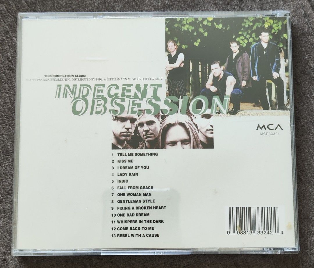 Indecent Obsession - The Most Indecent Obsession CD, Hobbies & Toys ...