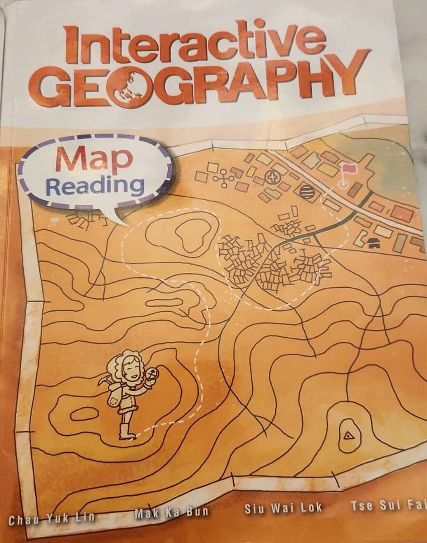 Interactive Geography Map Reading and workbook, 興趣及遊戲, 書本 & 文具, 教科書 - Carousell