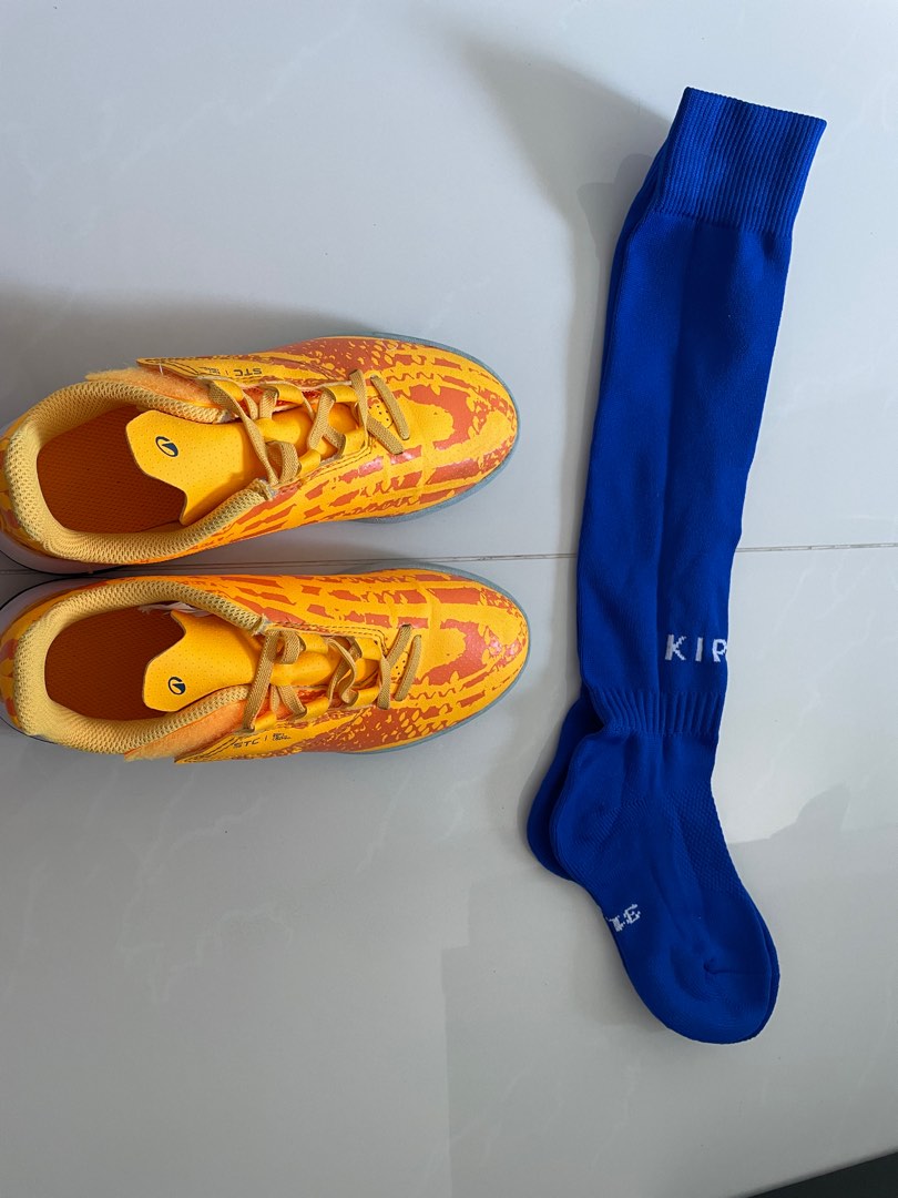 Kipsta Football Shoes with Socks, Sports Equipment, Other Sports ...