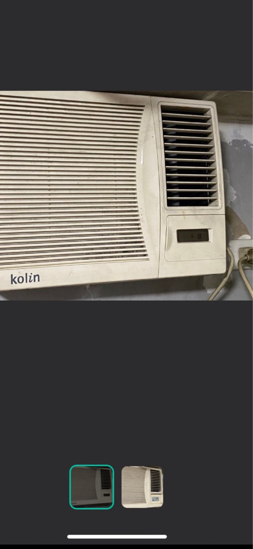Kolin Window type aircon. 1Hp, TV & Home Appliances, Air Conditioning ...
