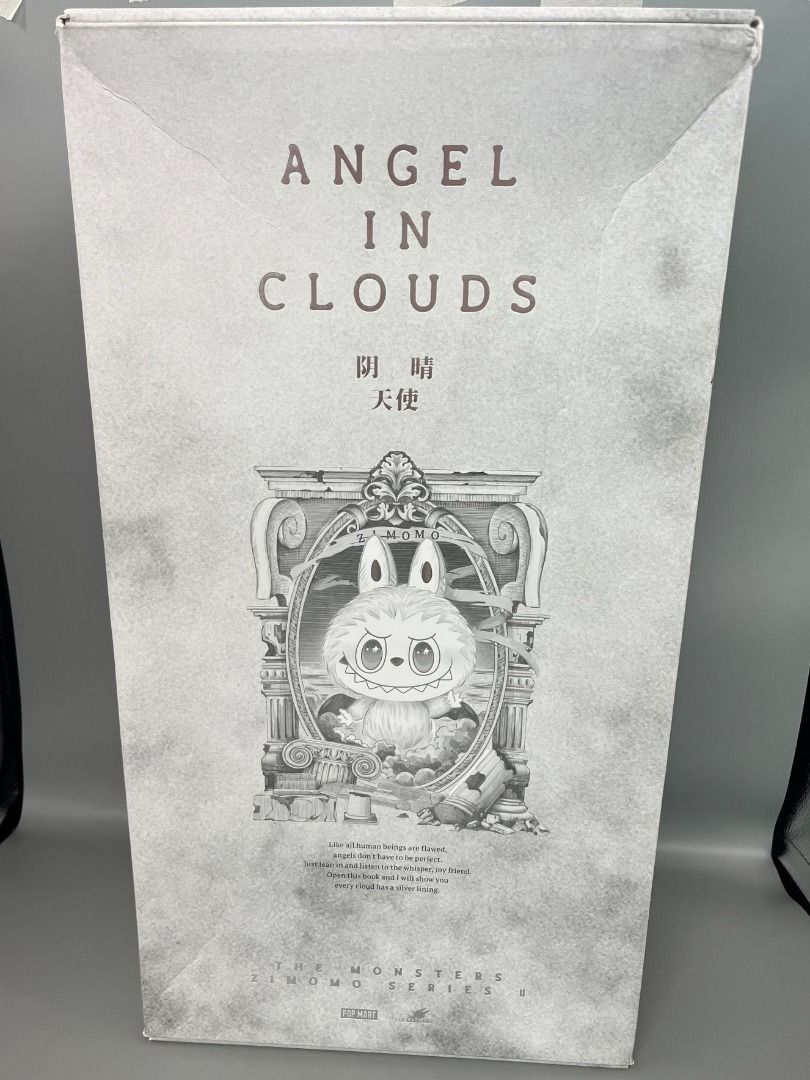 【現貨】Labubu 大天使 公仔 景品 全新未開 未拆線 有盒 有紙盒 毛公仔 乾淨 POP MART 泡泡瑪特 搪膠臉公仔 THE ...