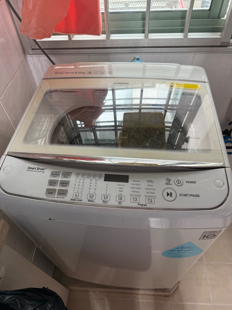 LG Smart Drum Direct Drive 9.0kg Washing Machine, TV & Home Appliances ...