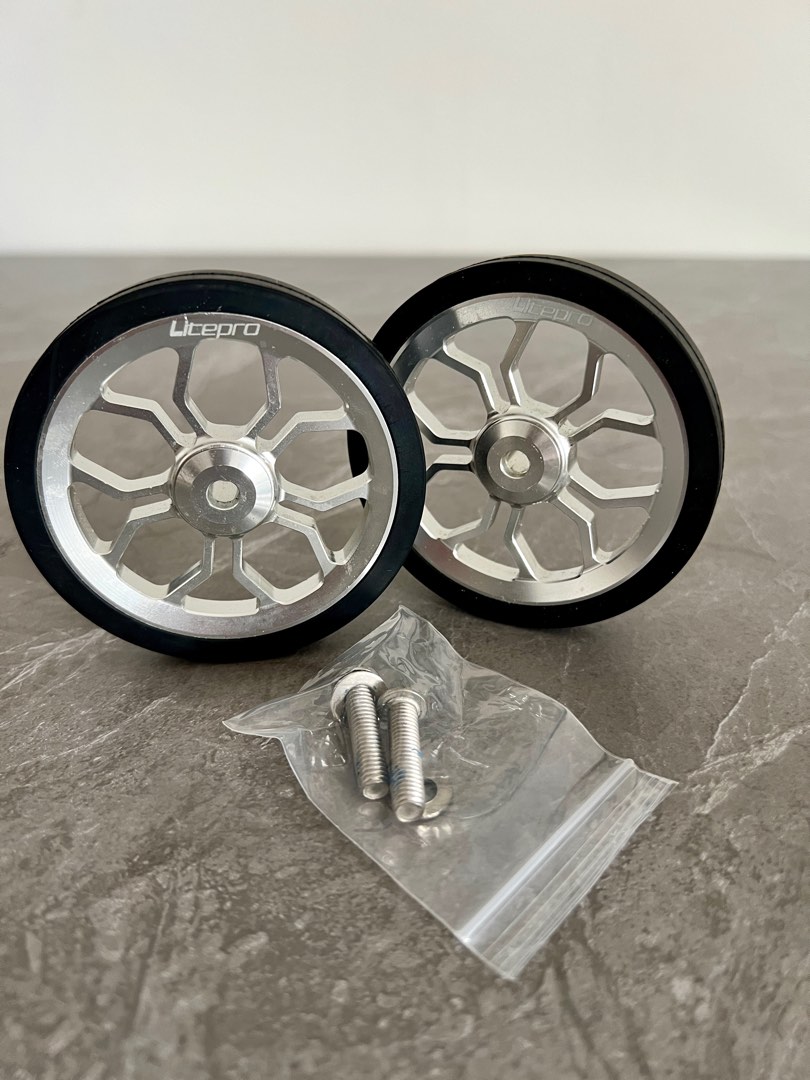 Litepro 80mm Folding Bike Eazy Wheels, Sports Equipment, Bicycles ...