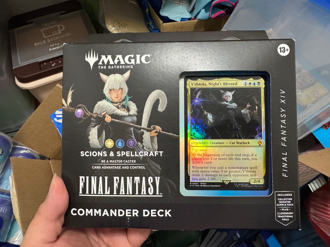 Magic: The Gathering Final Fantasy XIV Commander Deck, Hobbies & Toys ...