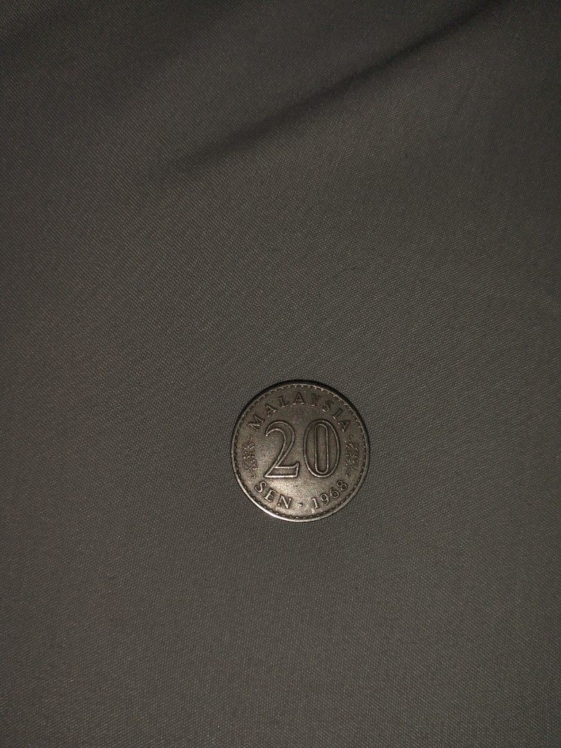 Malaysia 20 Sen Coin 1968, Hobbies & Toys, Memorabilia & Collectibles ...