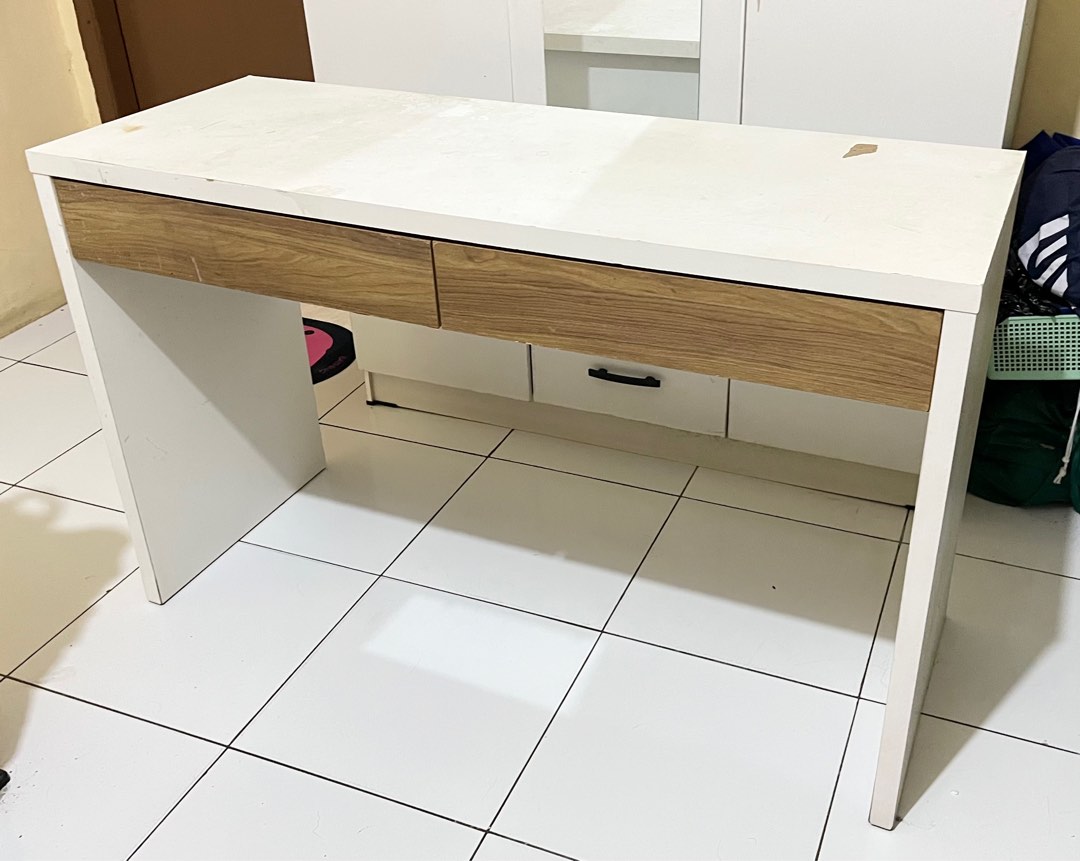 Meja Kerja fabelio, 120x45x75cm, Perabotan Rumah di Carousell