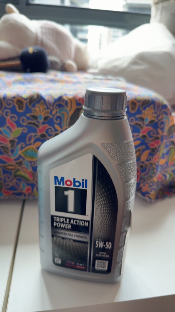 Mobil 1 Triple Action Power 5W-50 Advanced Full Synthetic, Car ...