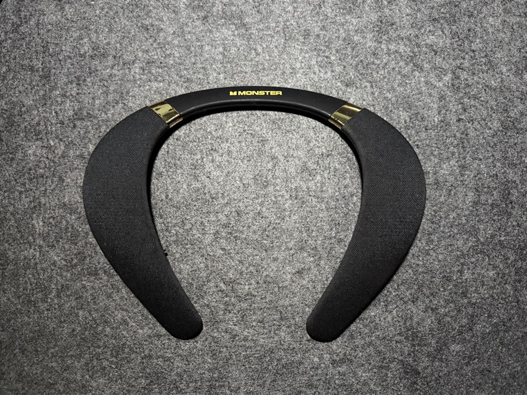 Monster Boomerang Neckband Speaker (Black), Audio, Headphones ...