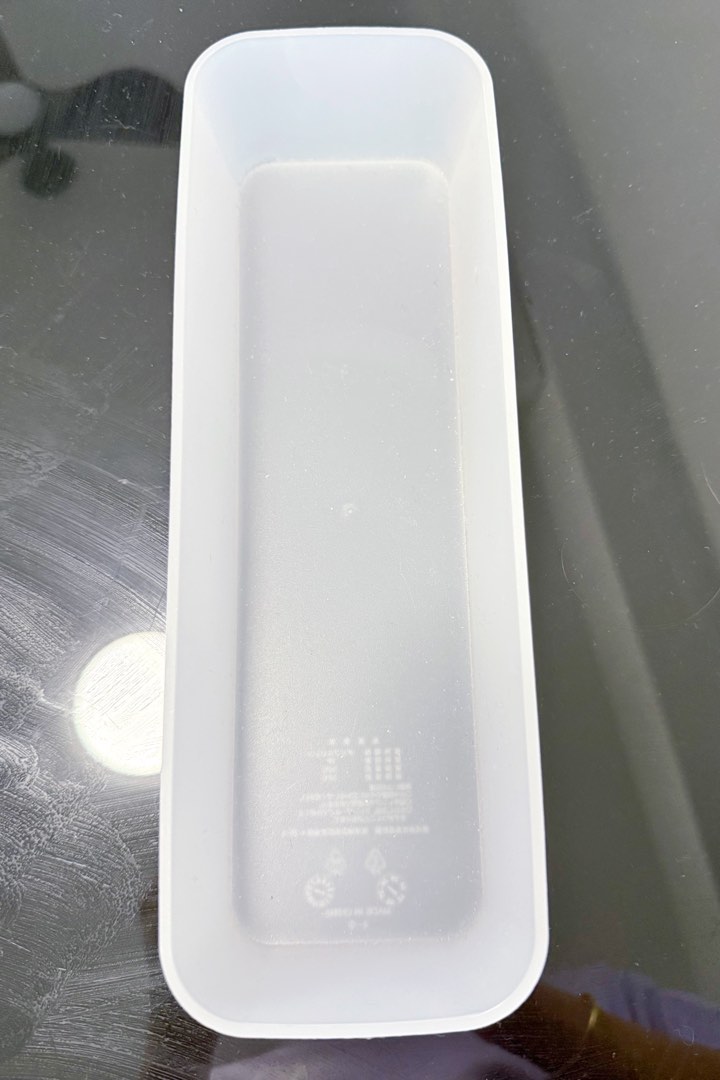MUJI White Plastic Storage Container, Furniture & Home Living, Home ...