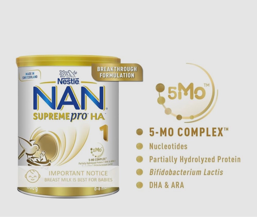 Nan Supreme Pro HA 1, Babies & Kids, Nursing & Feeding, Breastfeeding ...