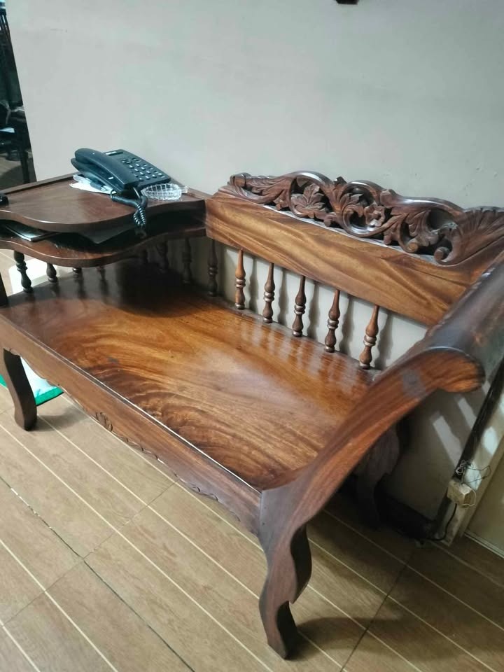 narra telephone chair, Furniture & Home Living, Furniture, Chairs on ...