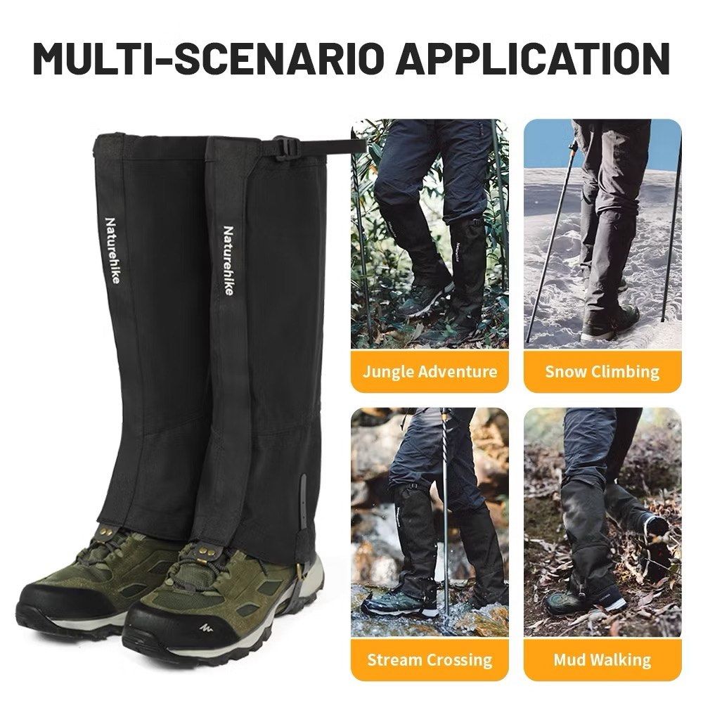 Naturehike Outdoor Waterproof Leg Gaiters Covers All Terrain Trekking ...