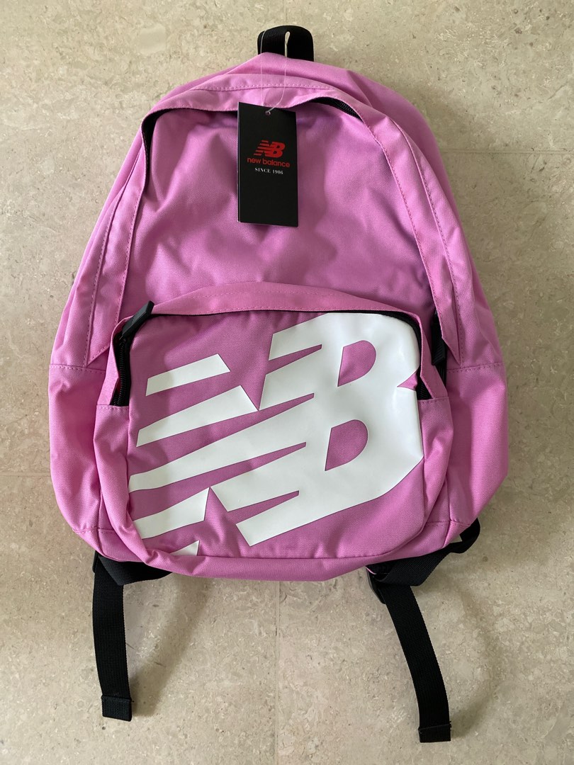New Balance Pink Backpack, Women's Fashion, Bags & Wallets, Backpacks ...