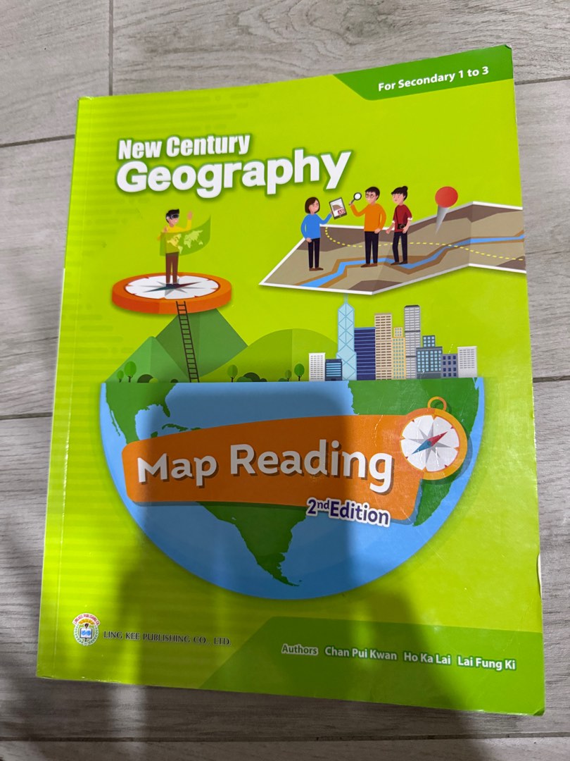 New century geography map reading, 興趣及遊戲, 書本 & 文具, 教科書 - Carousell