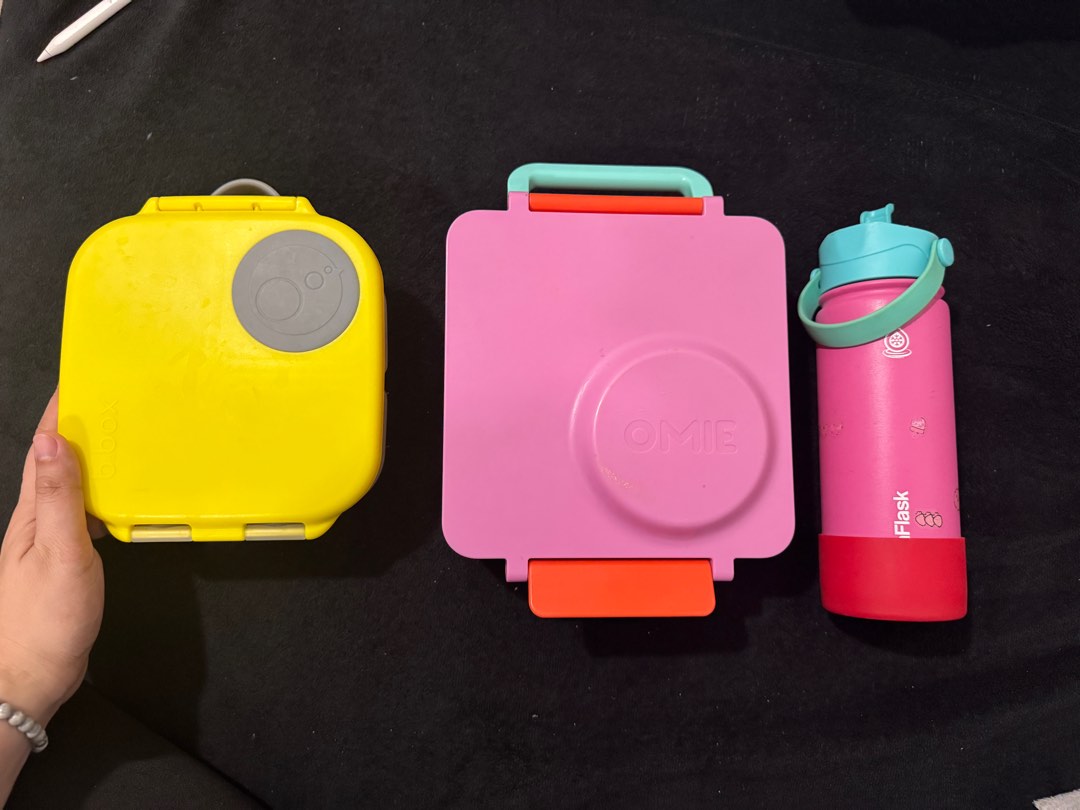 OmieBox v2, Bento Box, Aquaflask, Lunch box, Furniture & Home Living ...