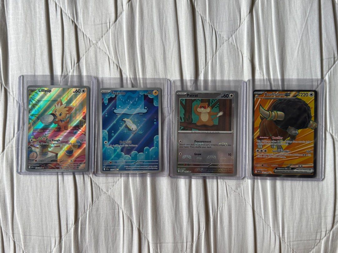 Pokemon Cards SVB11 SVW11 - Lillipup Ar, Tynamo Ar, Patrat MB ...