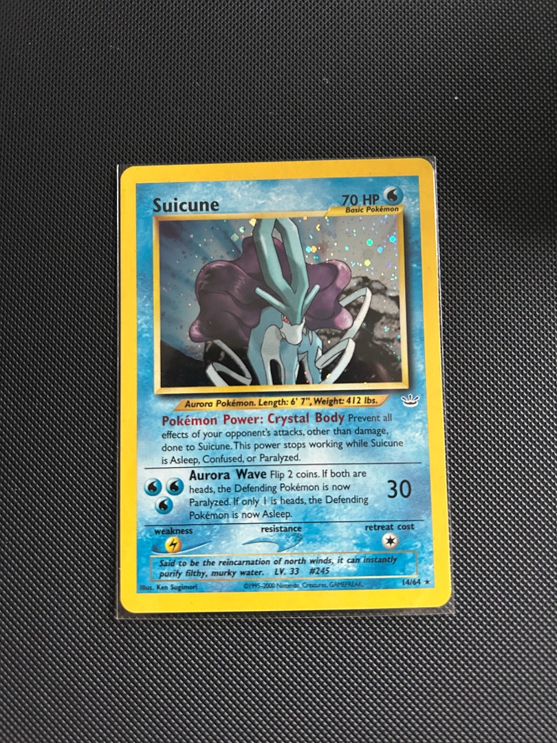 Pokémon Suicune Neo Revelation Unlimited, Hobbies & Toys, Toys & Games ...