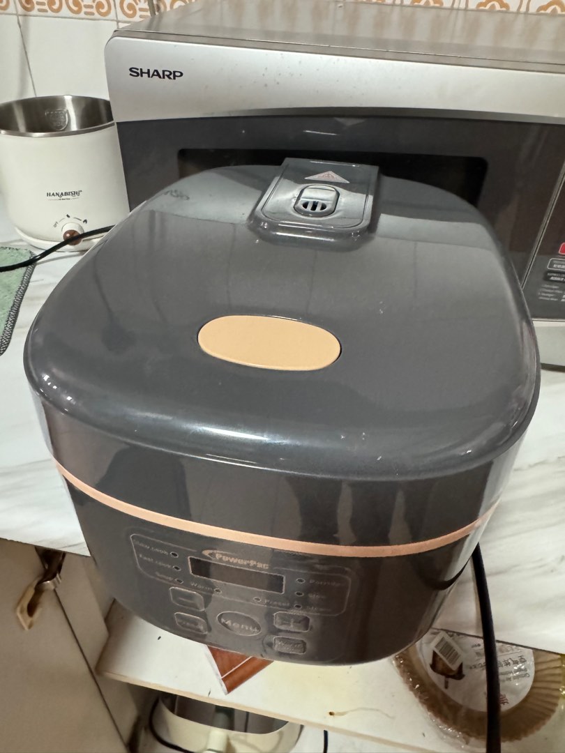 PowerPac Rice Cooker - Grey, TV & Home Appliances, Kitchen Appliances ...