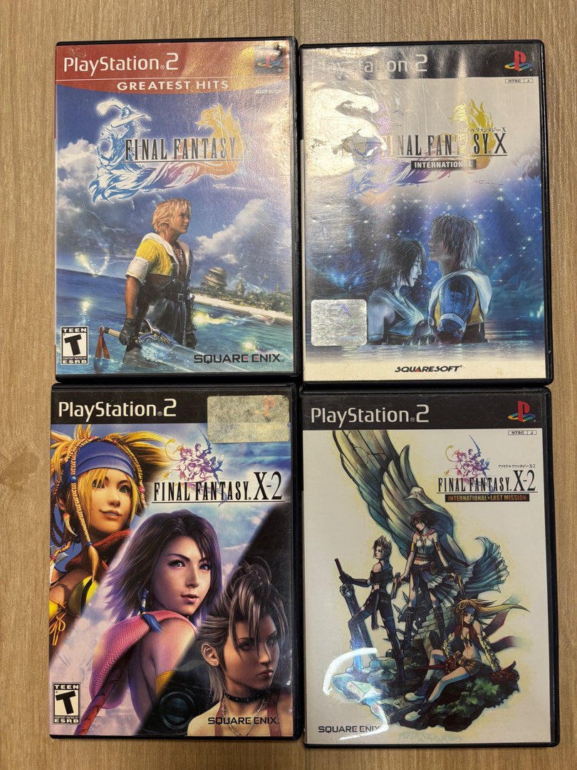 Ps2 square enix final fantasy x international x-2 last mission ff ffx ...