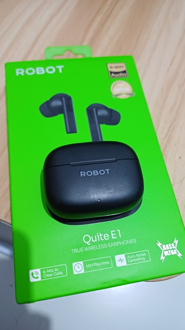 ROBOT New Earphone Bluetooth ANC 2.0, Elektronik, Audio di Carousell