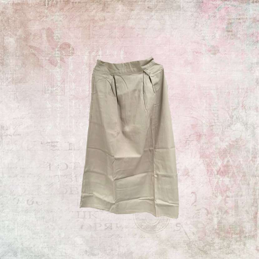 rok wanita ukuran L-XL warna cream, Fesyen Wanita, Pakaian Wanita, Gaun ...