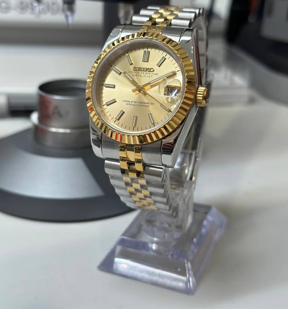 Seiko mod automatic oyster perpetual datejust watch 36mm 39mm, Men's ...