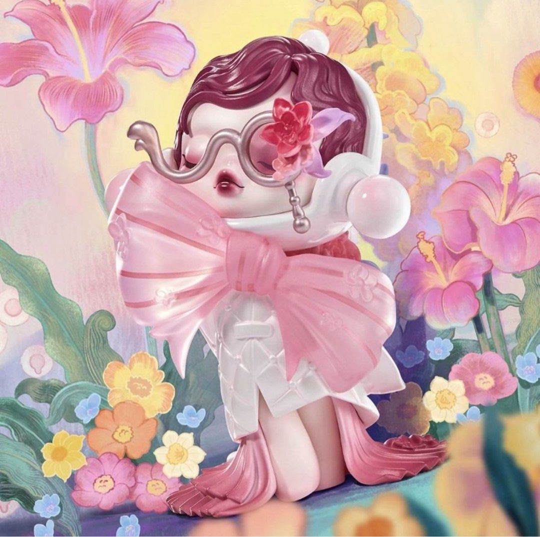 sell (new) skullpanda secret tranquility blossom popmart, Hobbies & Toys, Toys & Games on Carousell