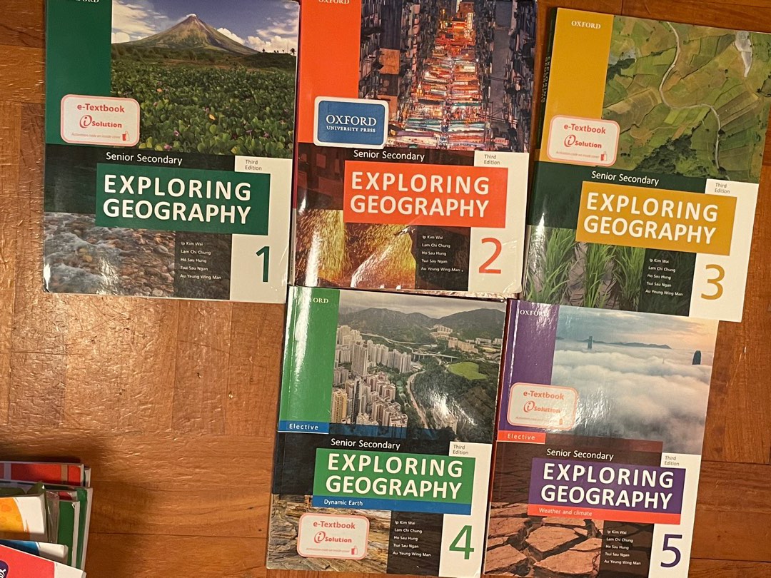 Senior secondary exploring geography book 1 2 3 4 5, 興趣及遊戲, 書本 & 文具, 教科書 - Carousell