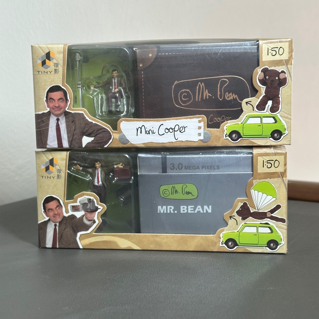 SET- Tiny Mr Bean Mini Cooper 1:50 Model, Hobbies & Toys, Toys & Games ...