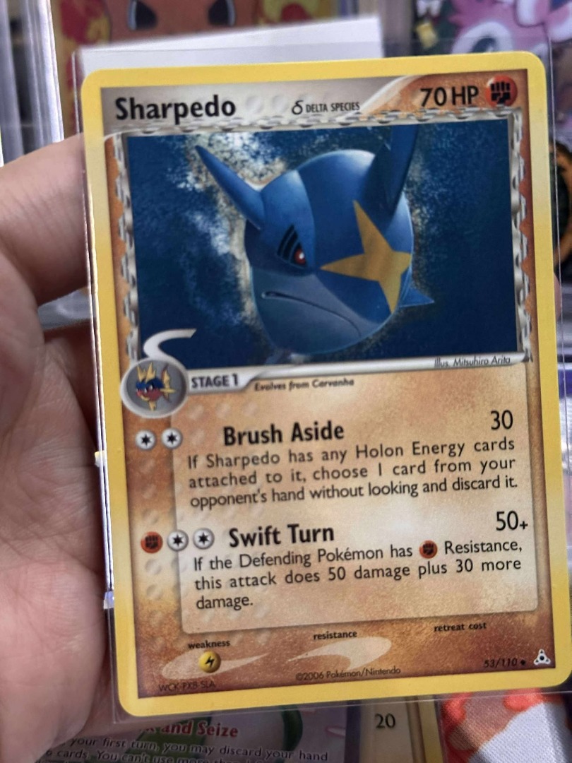 Sharpedo #53 Pokemon Holon Phantoms, Hobbies & Toys, Toys & Games on ...