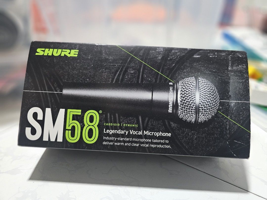 Shure SM58s (w/Switch) Vocal Microphone, Audio, Microphones on Carousell