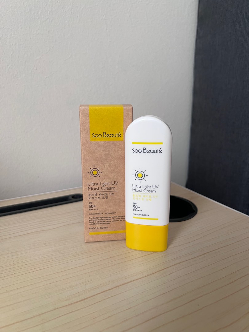 Soo Beaute Ultra Light UV Moist Cream, Beauty & Personal Care, Face ...