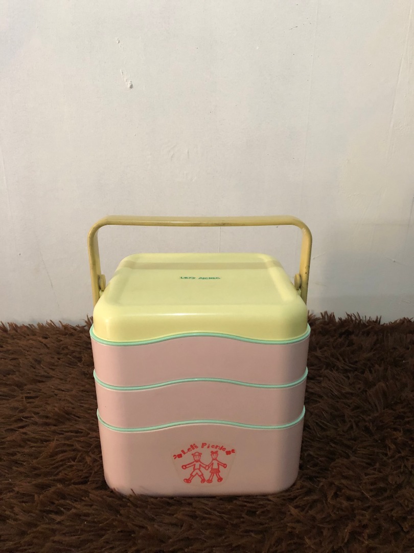 Stacked Pastel Lunch Box, Furniture & Home Living, Kitchenware ...