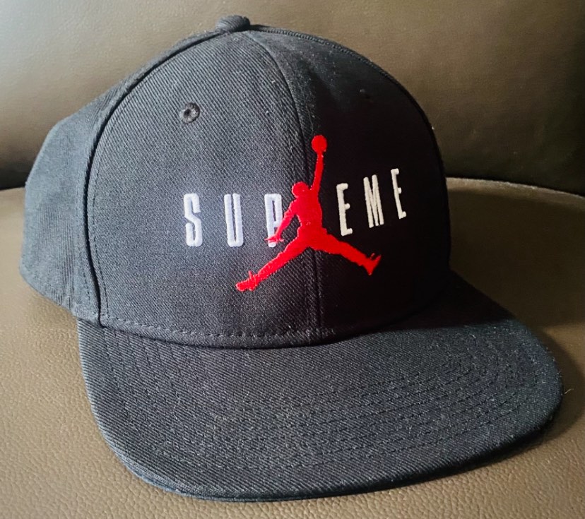 Supreme x Jordan cap, 男裝, 手錶及配件, 棒球帽、帽 - Carousell
