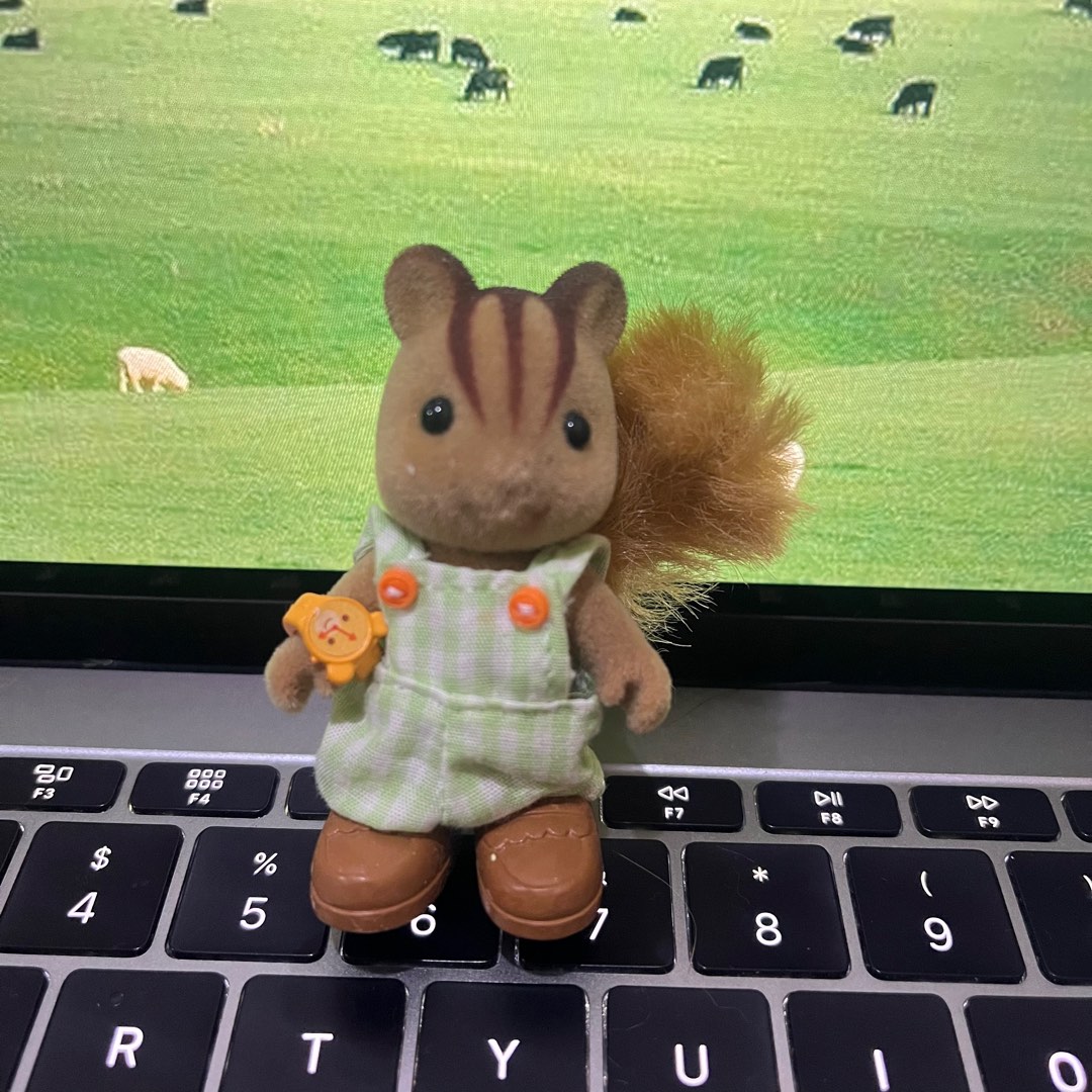 sylvanian families vintage squirrel walnut brother, Toys & Collectibles ...