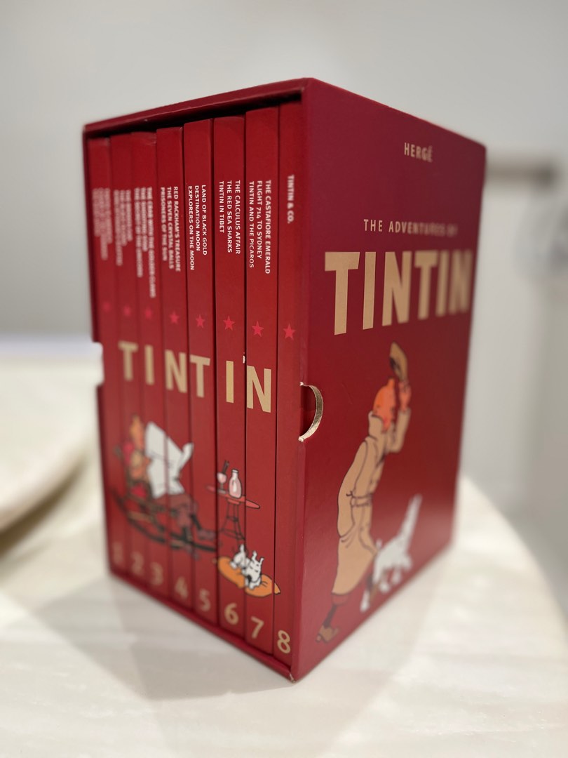 The Adventure of Tintin Complete Set (Hard Copy), Hobbies & Toys, Books ...