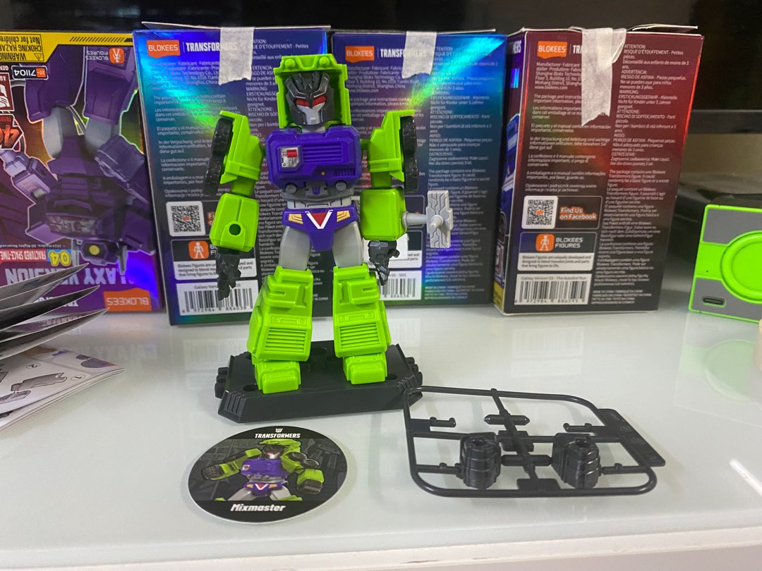 Transformers G1 Devastator Mixmaster 4" Action Figure Blokees Blind Box ...