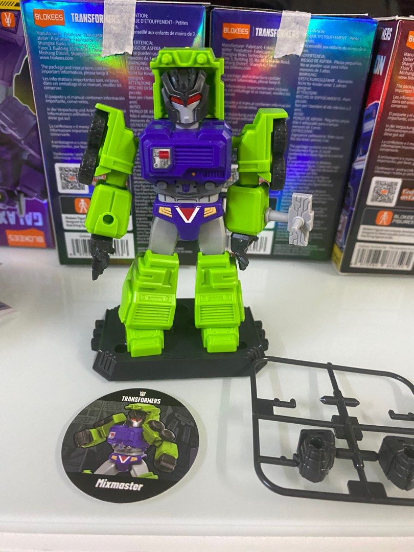 Transformers G1 Devastator Mixmaster 4" Action Figure Blokees Blind Box ...