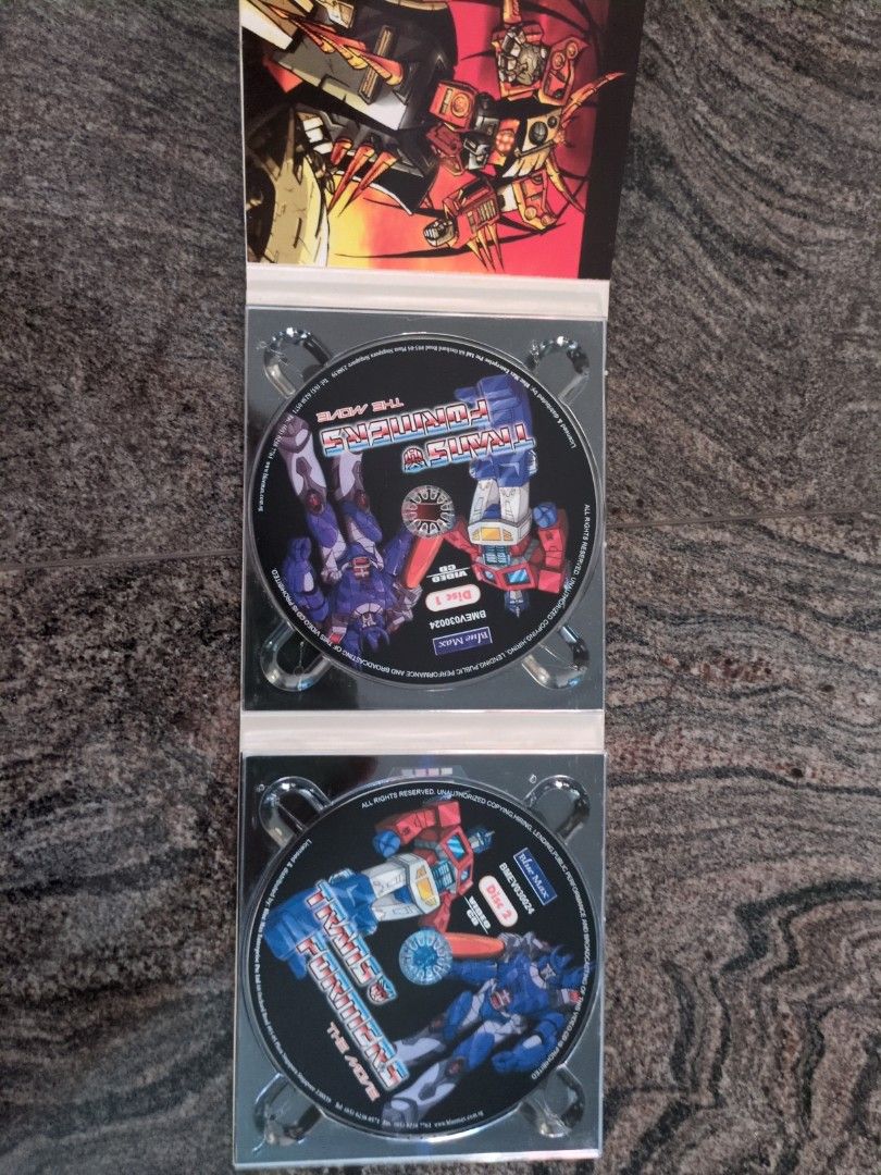 Transformers: The Movie (1986) VCD, Hobbies & Toys, Music & Media, CDs ...