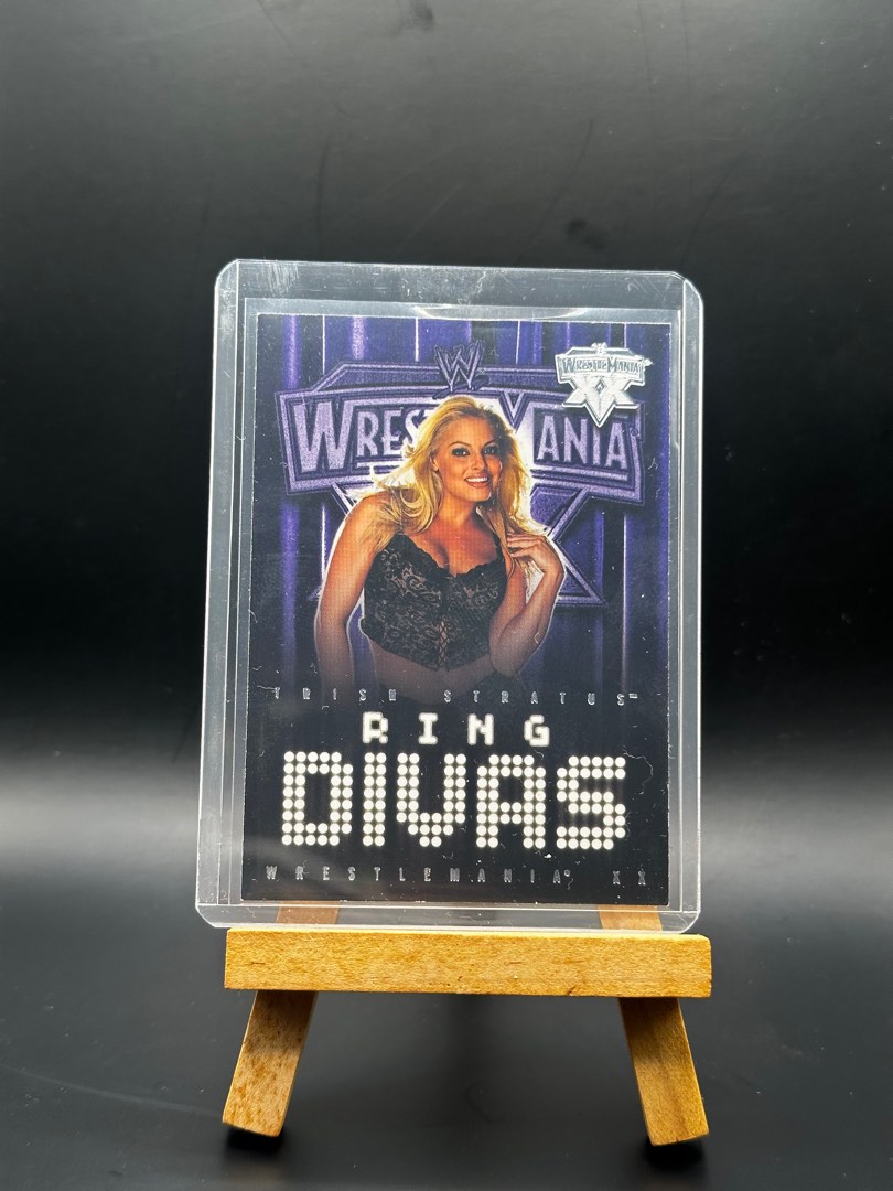 Trish Stratus WWE Fleer 2004 Wrestlemania XX Ring Divas Insert Card ...