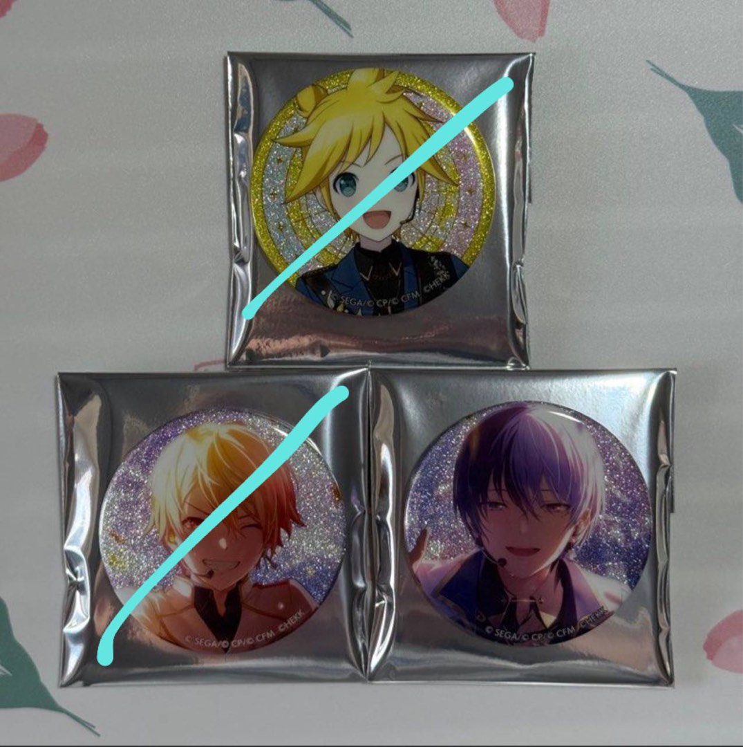 (WTT/WTS) Project Sekai PJSK Collab Badges Toya, Hobbies & Toys ...
