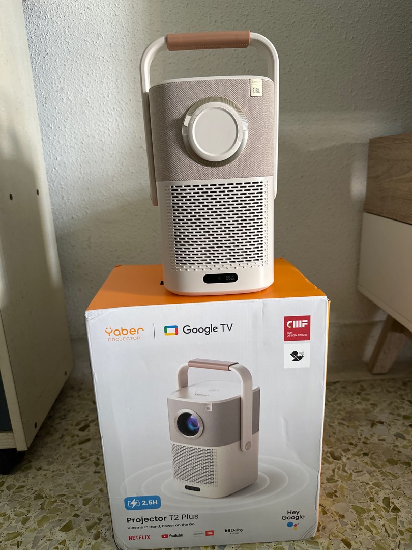 Brand new Yaber T2 Plus Portable Projector with Google TV, TV & Home ...