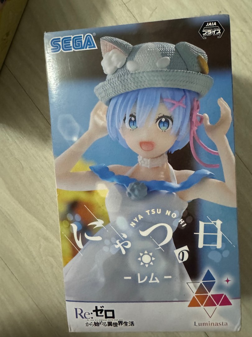 Zero Rem & Ram Figures Set -Luminasta NYA TSU NO HI, 興趣及遊戲, 玩具 & 遊戲類 ...
