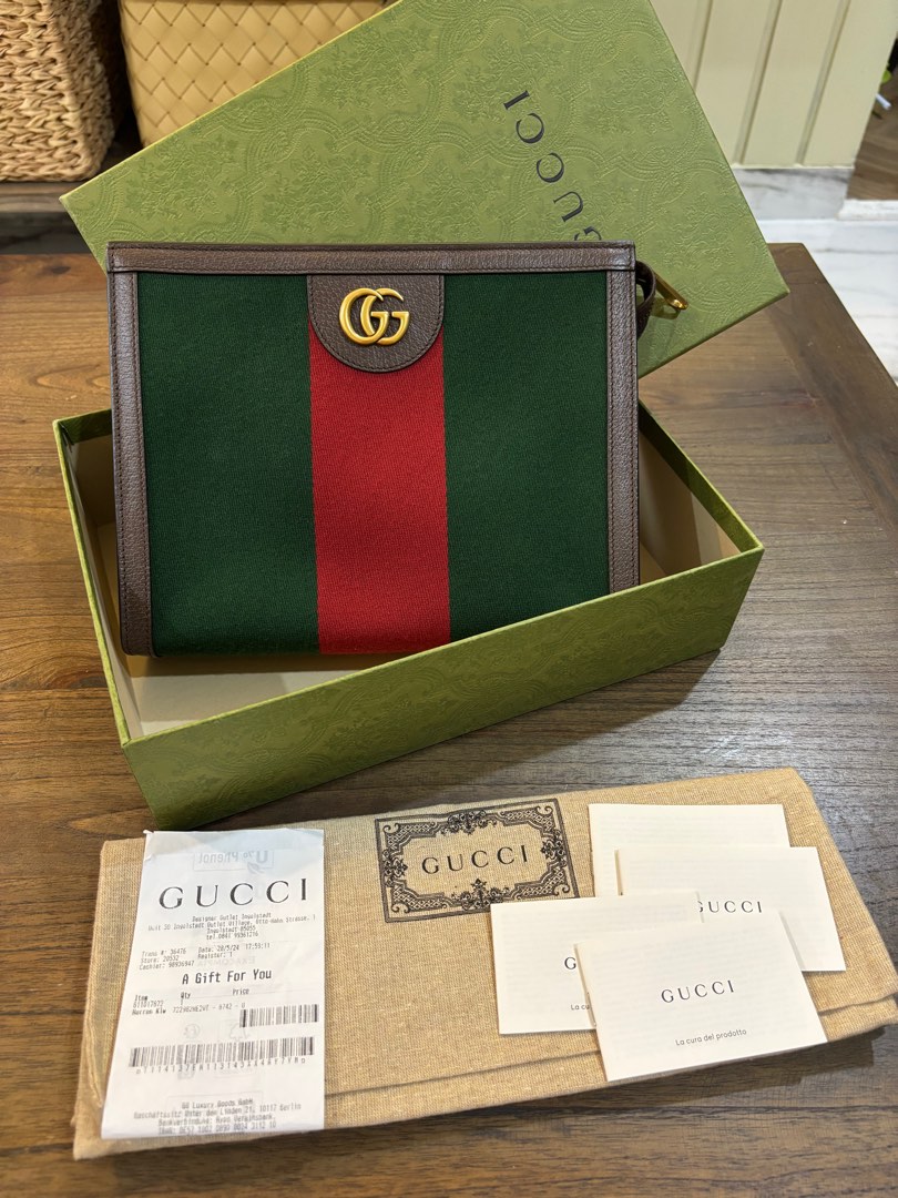 2024 like new gucci pouchete comes with db, booklet, rec and box ...