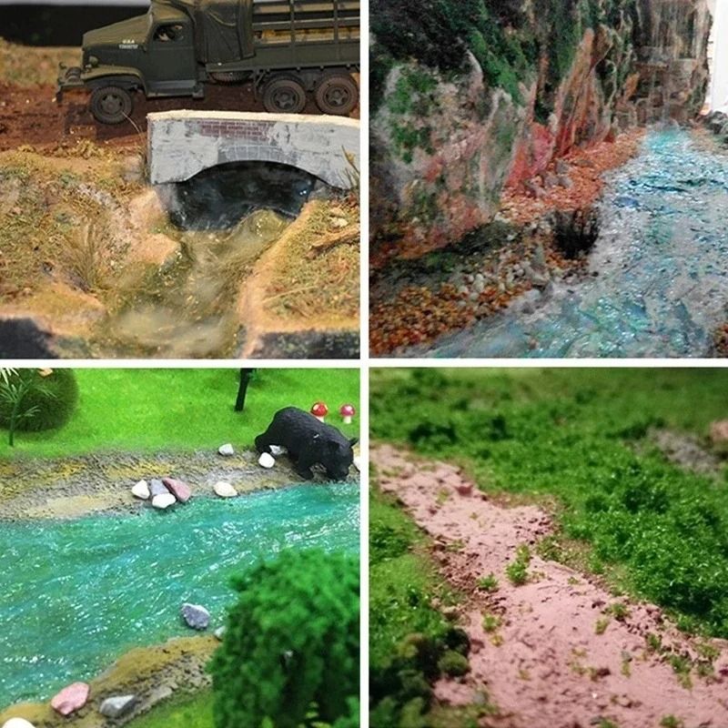 56ml Modeling Clay Mud Paste Diorama Mountain River Lake Ocean ...