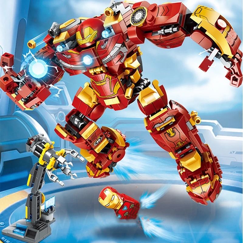 76274 The Super Hulkbuster The Battle of Wakanda Building Block Set ...