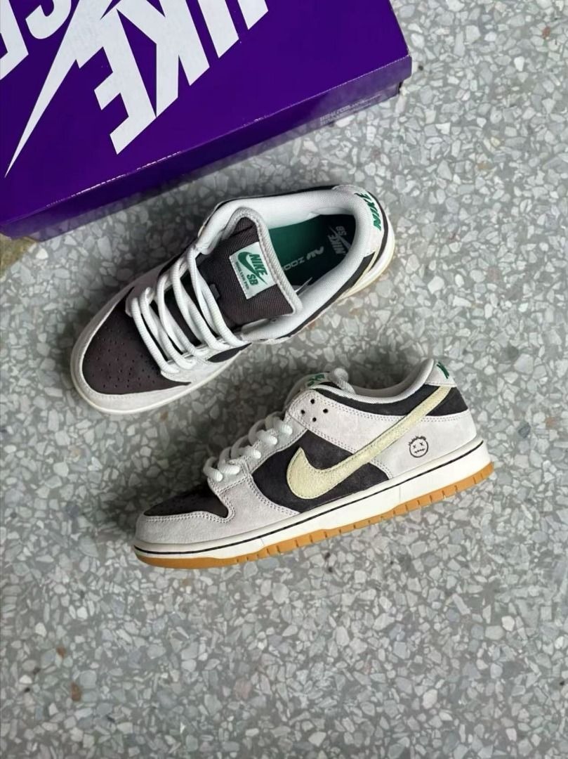 🍑 Brand new authentic🌸 Nike Dunk SB Ice Coffee Boy Maillard Barn Style ...